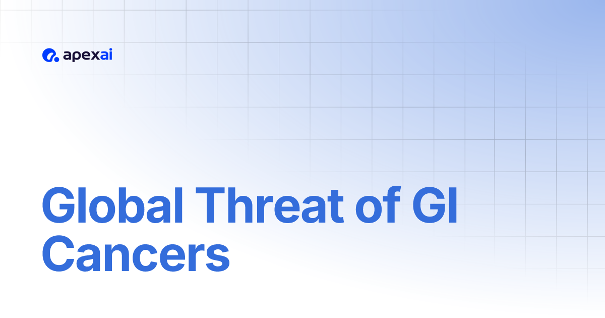 Global Threat of GI Cancers | Apex AI